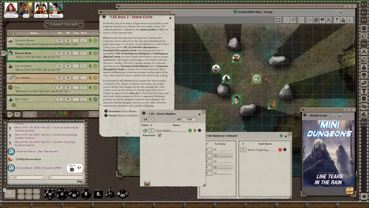 Mini-Dungeons Bundle #201-205 for Fantasy Grounds