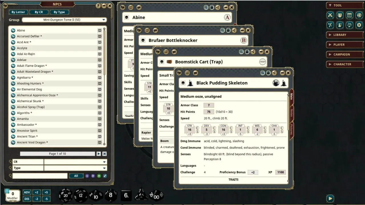 Mini-Dungeon Tome II (5th Edition) for Fantasy Grounds