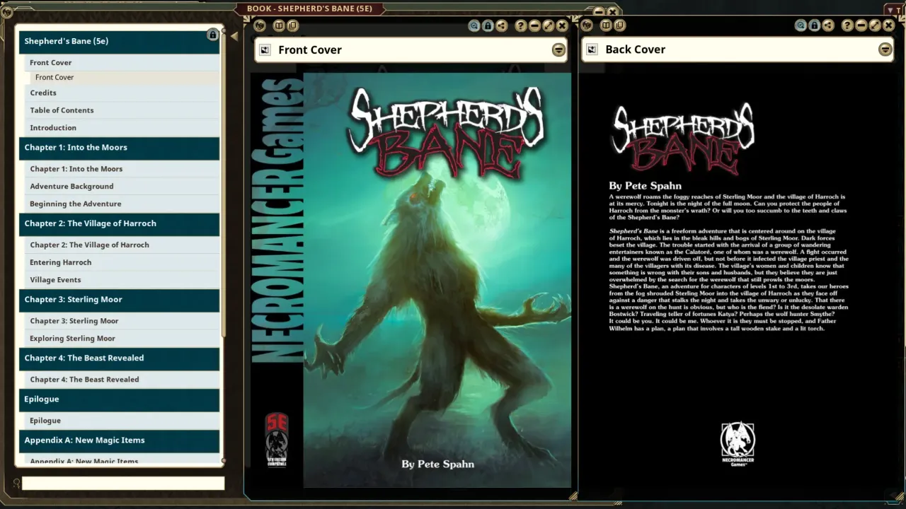 Shepherd's Bane (5E) for Fantasy Grounds
