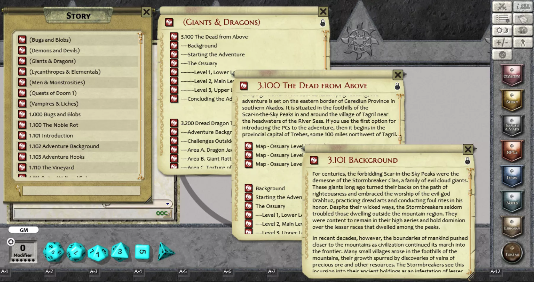 Quests of Doom 1 (PFRPG) for Fantasy Grounds