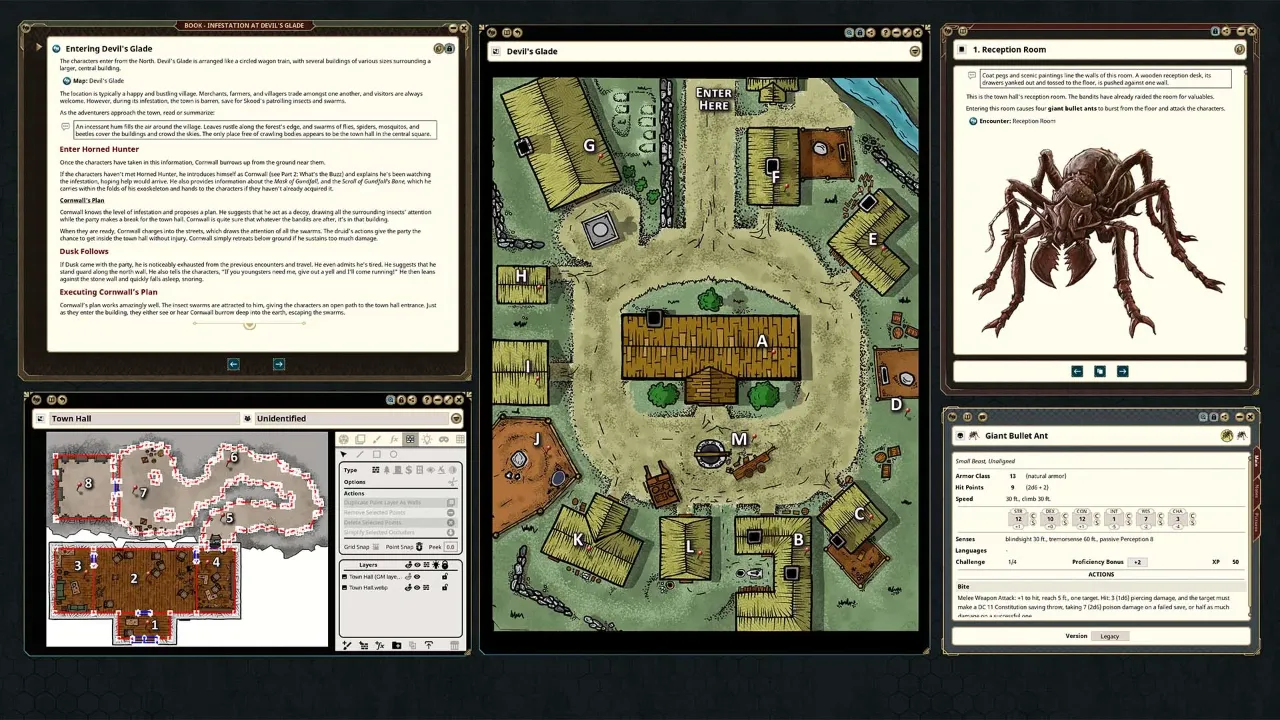 Infestation at Devil's Glade for Fantasy Grounds