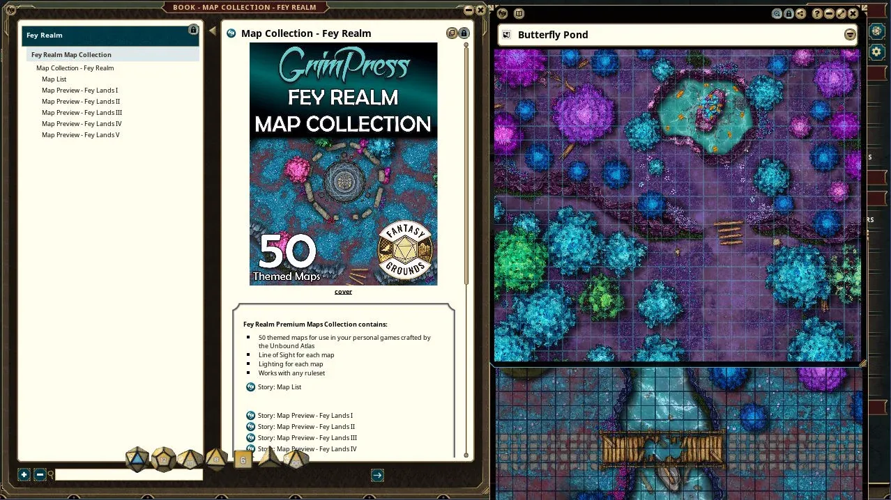 Map Collection - Fey Realm for Fantasy Grounds
