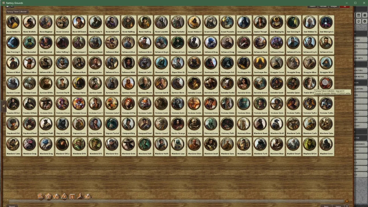 Fantasy Token Collection - Vagrant 01 for Fantasy Grounds