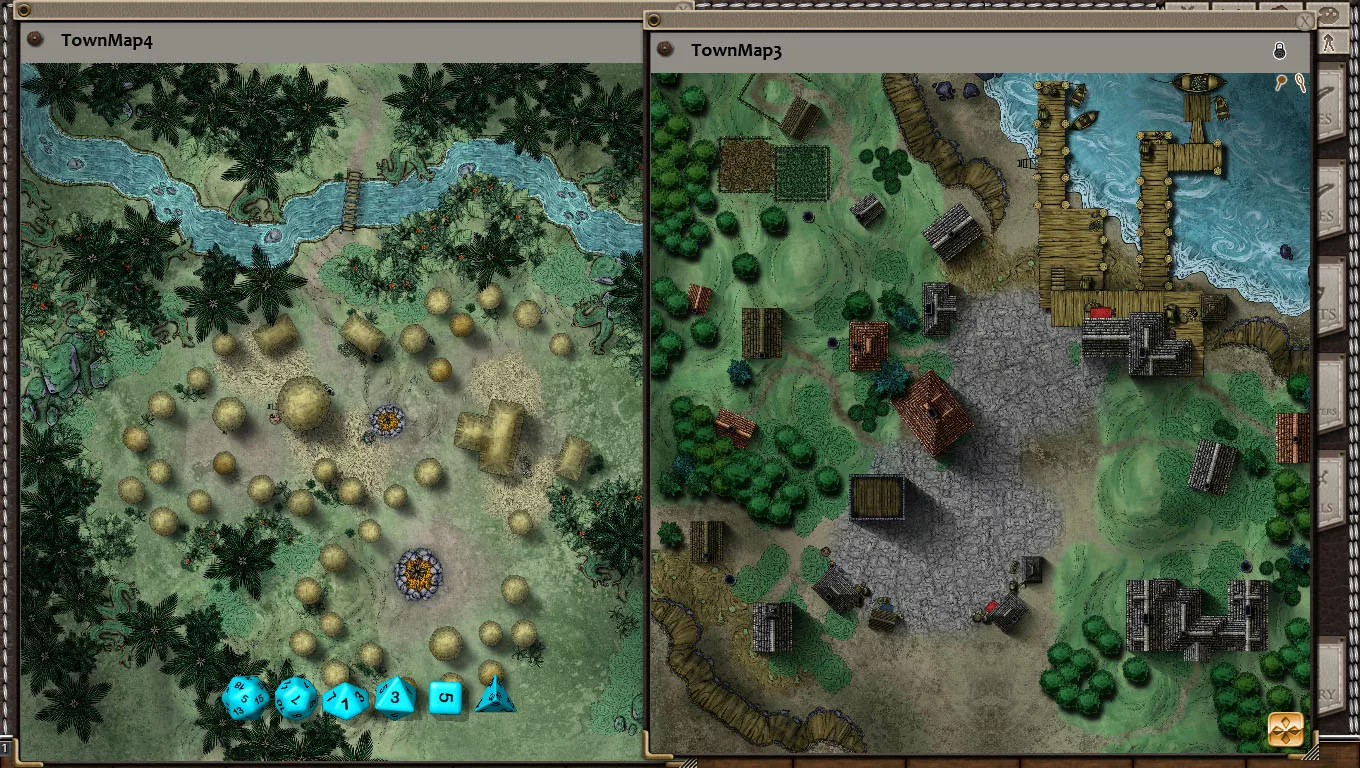 Town and Village Map Pack by Joshua Watmough for Fantasy Grounds