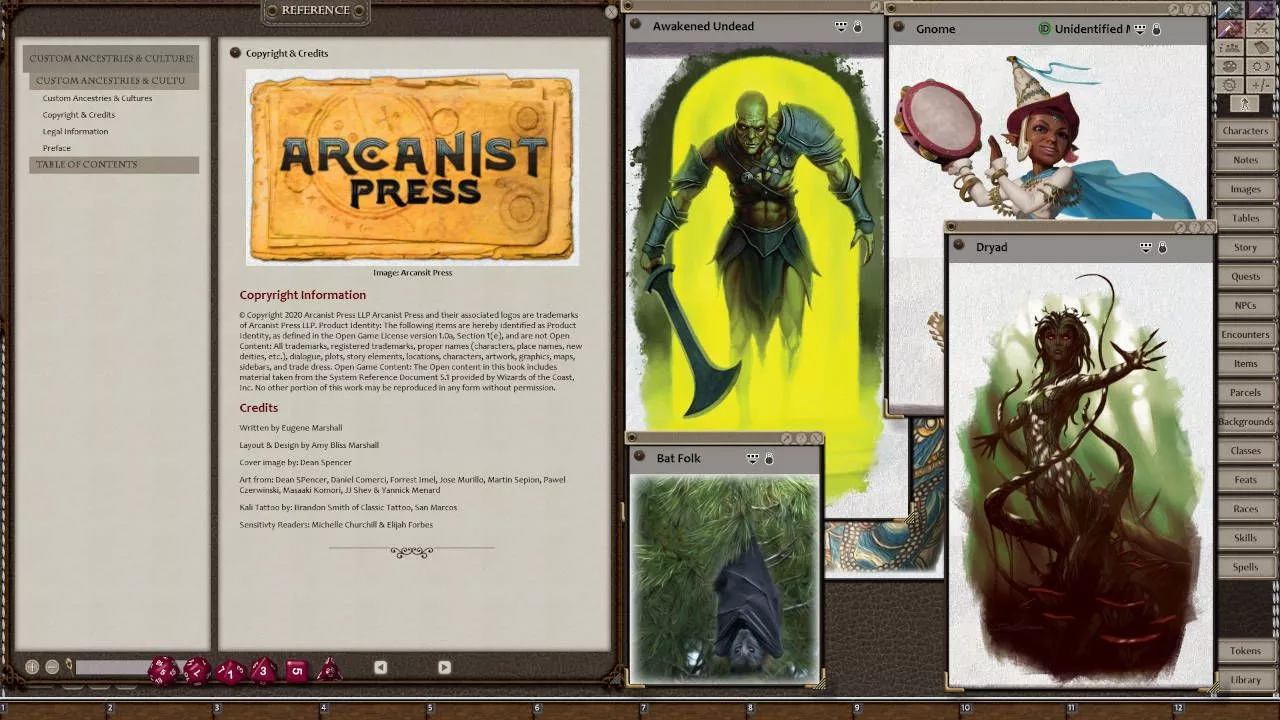 Custom Ancestries & Cultures for Fantasy Grounds