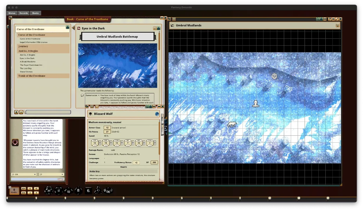 Curse of the Frostbane for Fantasy Grounds