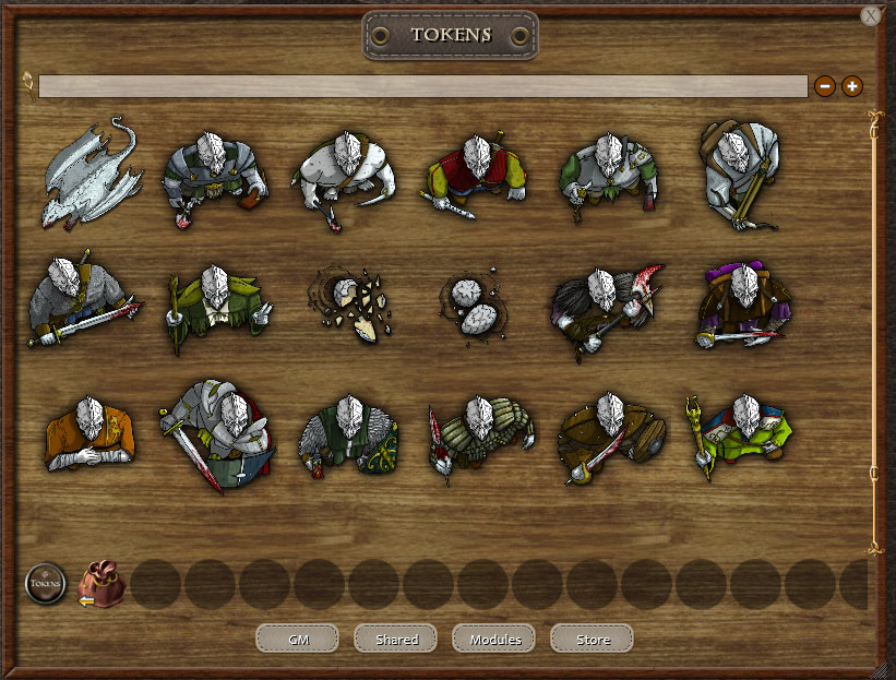 White Dragons (Token Pack) for Fantasy Grounds