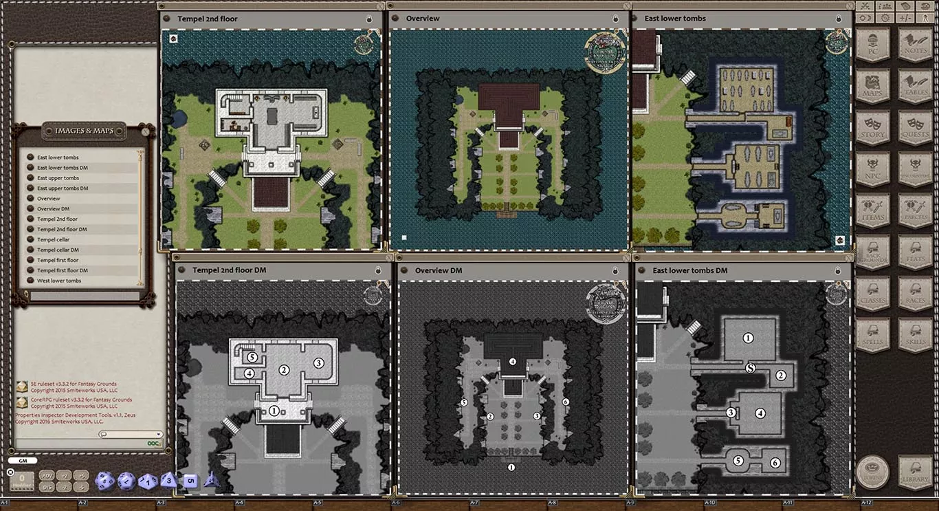 Island of Death (Map Pack) for Fantasy Grounds