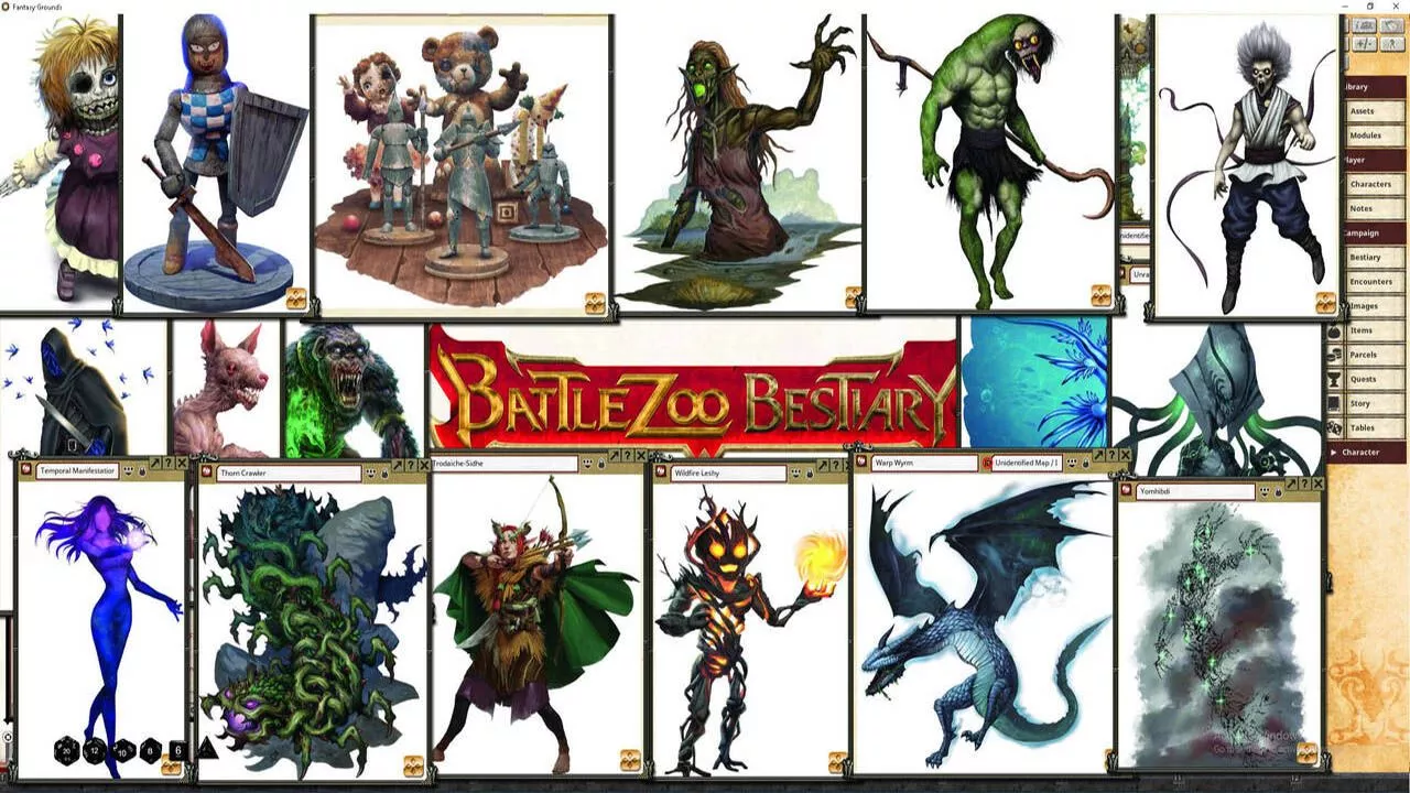 Battlezoo Bestiary for Fantasy Grounds