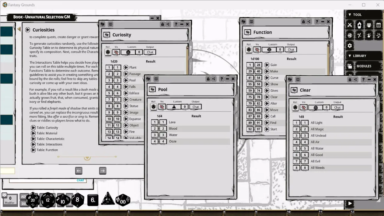 Unnatural Selection: The Untamed and the Underworld for Fantasy Grounds