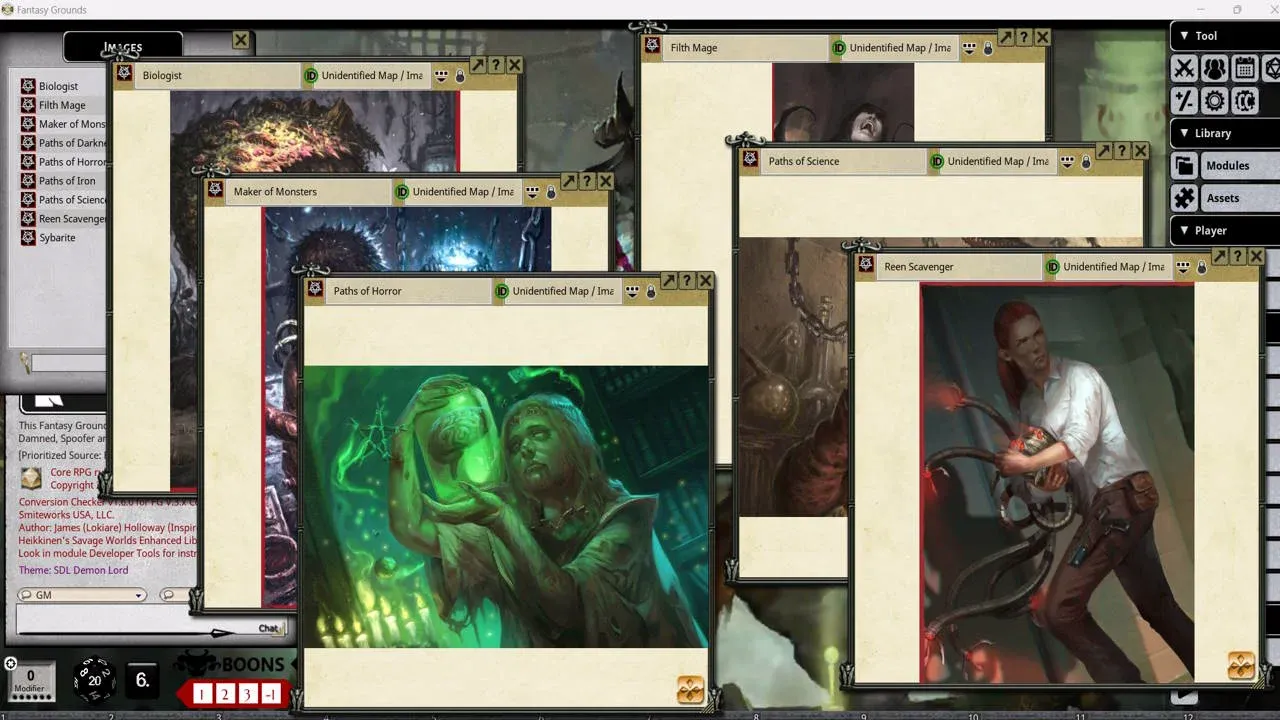 Shadow of the Demon Lord Master Paths of Shadow Bundle for Fantasy Grounds