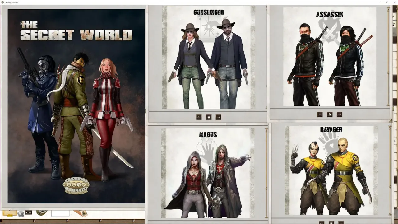 The Secret World - Savage Worlds Adventure Edition for Fantasy Grounds