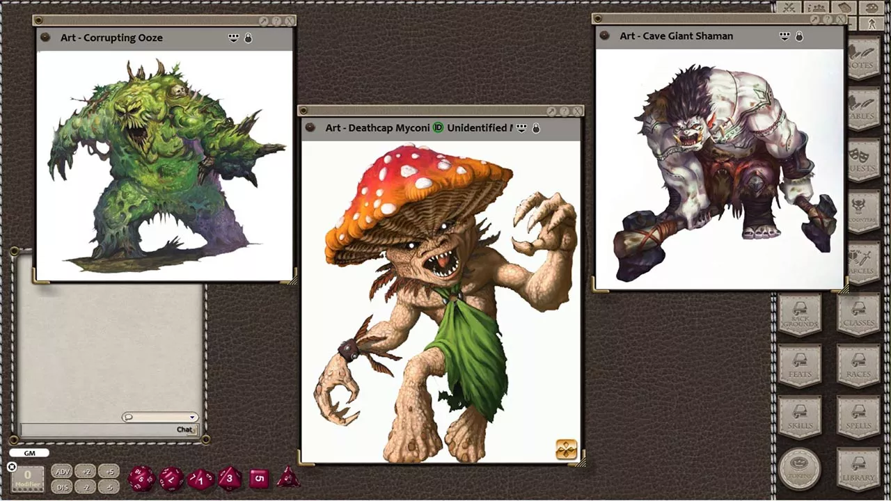 Underworld Lairs for Fantasy Grounds