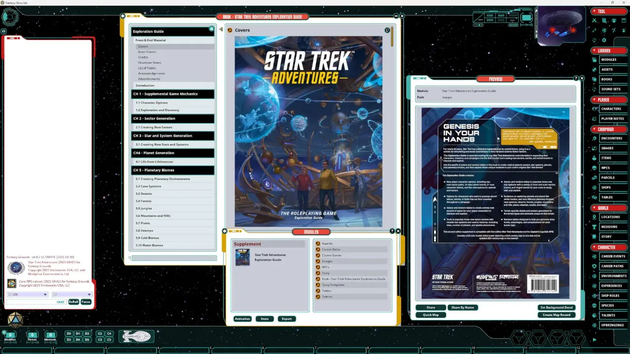 Star Trek Adventures - Second Edition - Exploration Guide for Fantasy ...