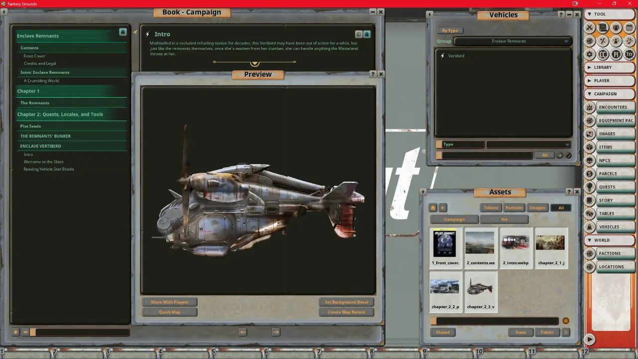 Fallout RPG - NPC Pack 2 - Enclave Remnants for Fantasy Grounds