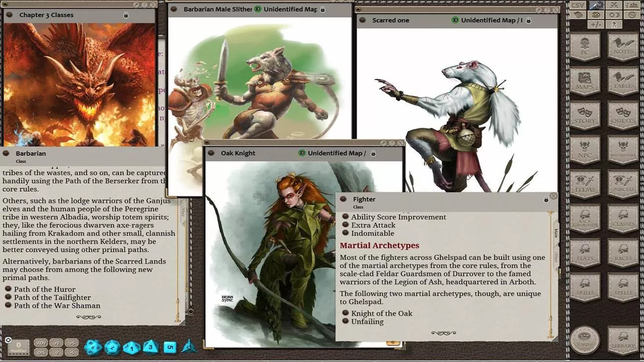 Scarred Lands Player's Guide for Fantasy Grounds