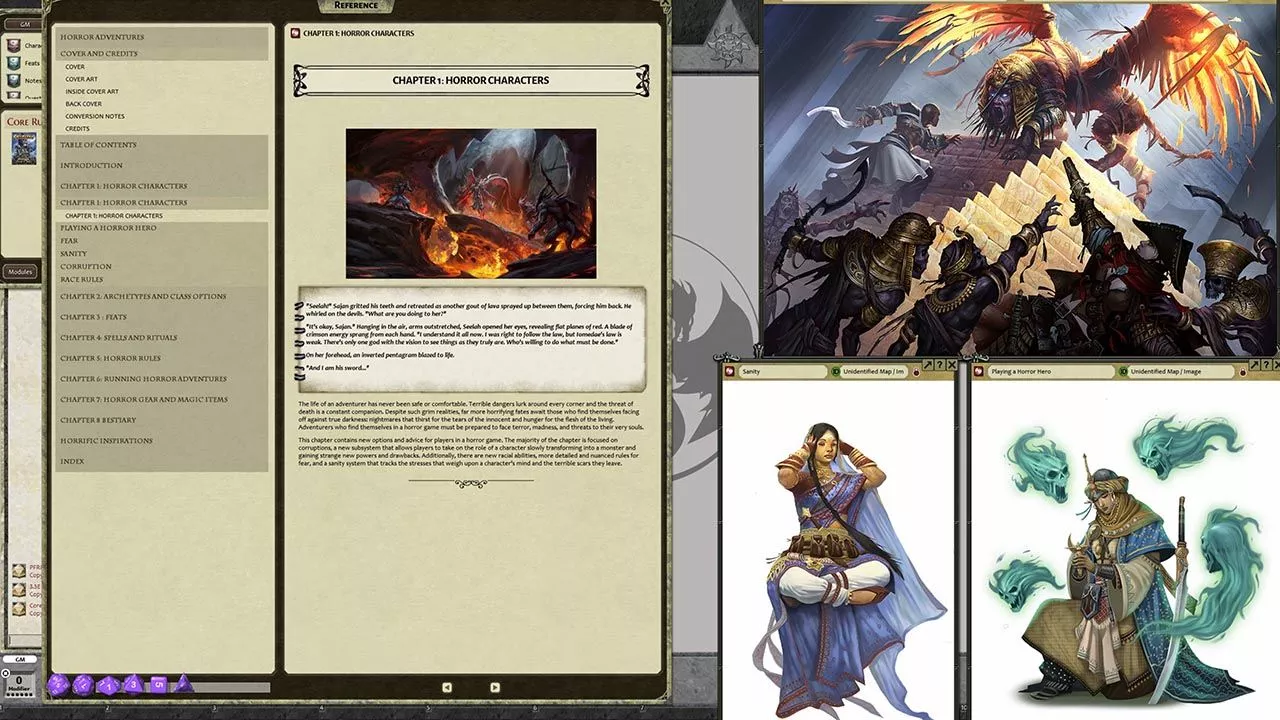 Pathfinder RPG: Horror Adventures for Fantasy Grounds