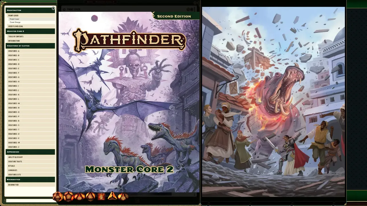Pathfinder 2 RPG - Monster Core 2 for Fantasy Grounds
