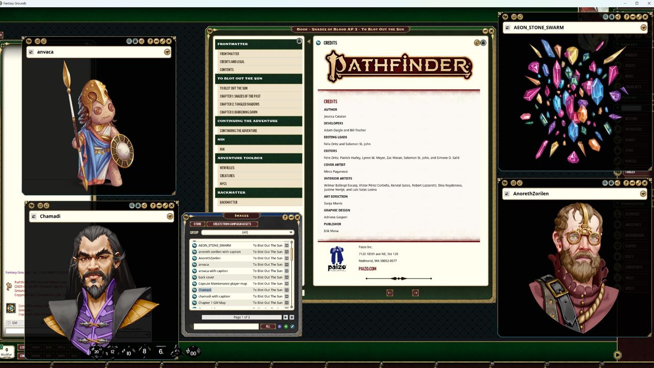 Pathfinder 2 RPG - Shades of Blood Adventure Path: To Blot Out the Sun ...