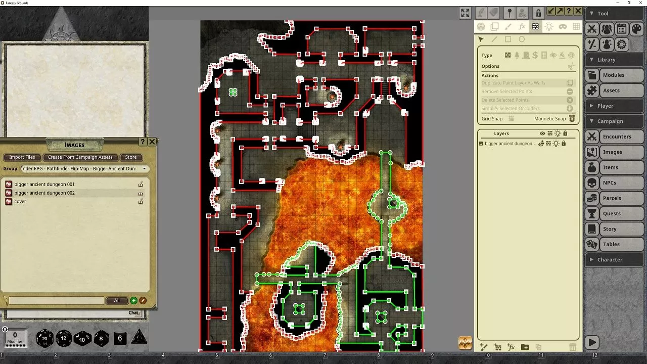Pathfinder RPG - Pathfinder Flip-Mat: Bigger Ancient Dungeon for ...