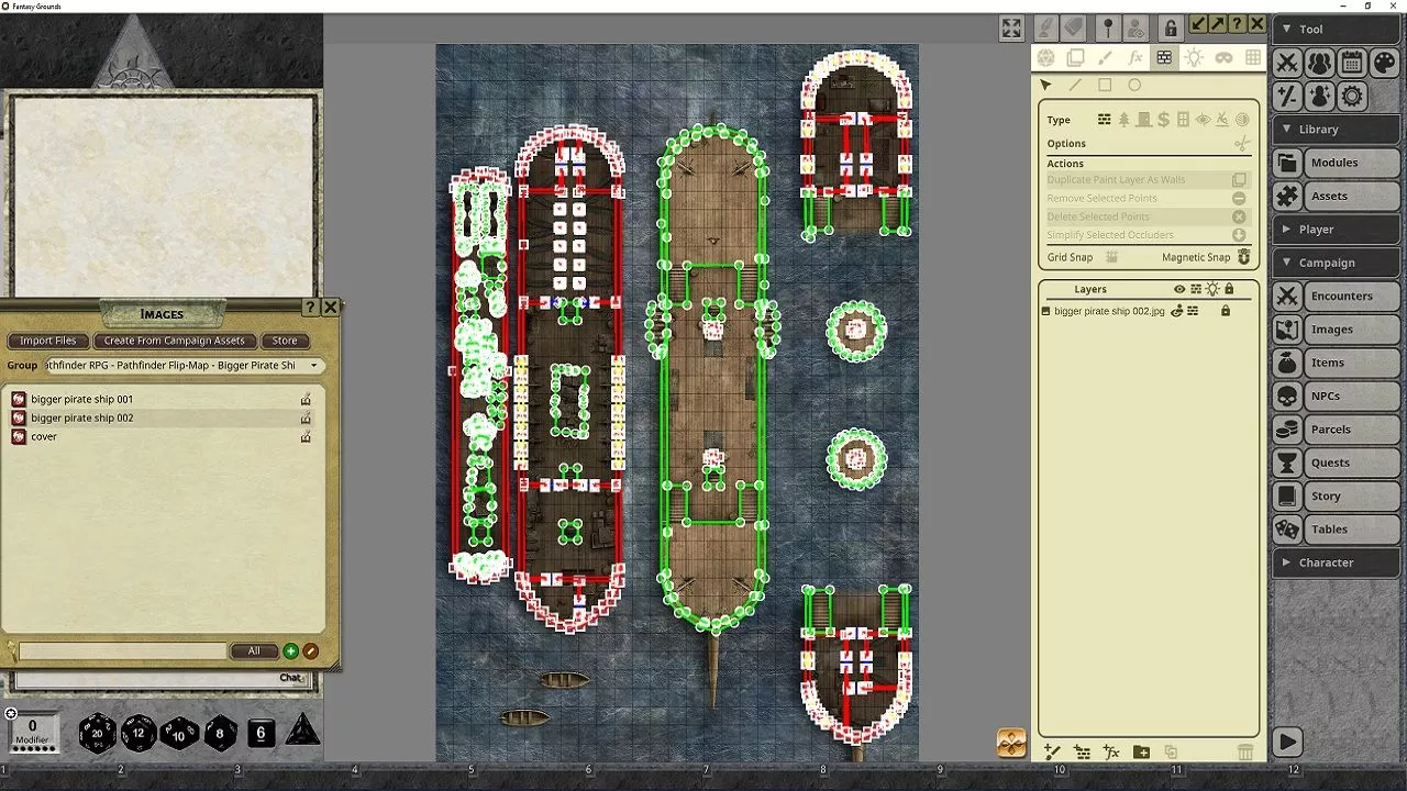 Pathfinder RPG - Pathfinder Flip-Mat: Bigger Pirate Ship for Fantasy ...