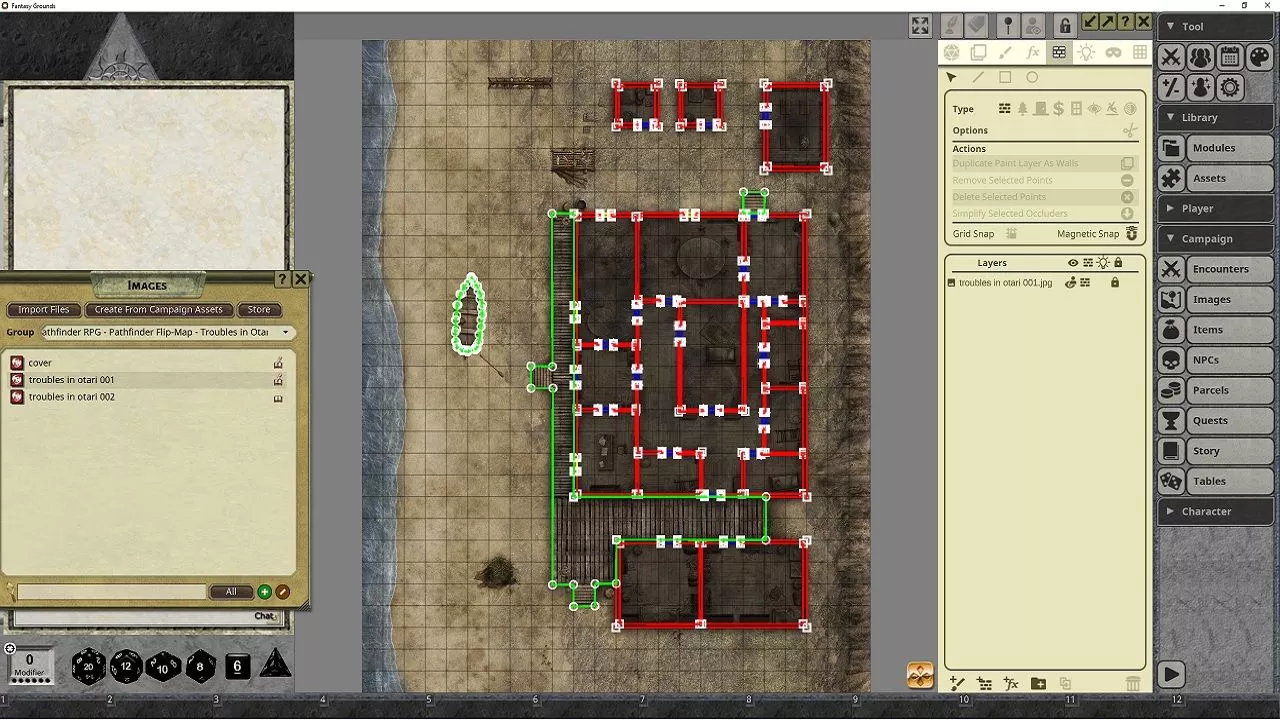 Pathfinder RPG - Pathfinder Flip-Mat: Troubles in Otari for Fantasy Grounds