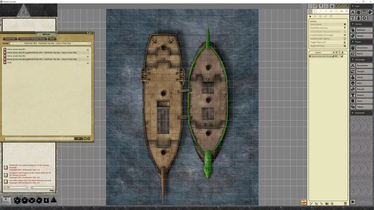 Pathfinder RPG - Pathfinder Flip-Map - Classic Pirate Ship for Fantasy ...