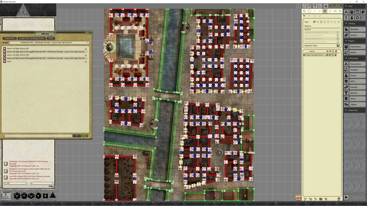Pathfinder RPG - Pathfinder Flip-Mat - Classic Red Light District for ...
