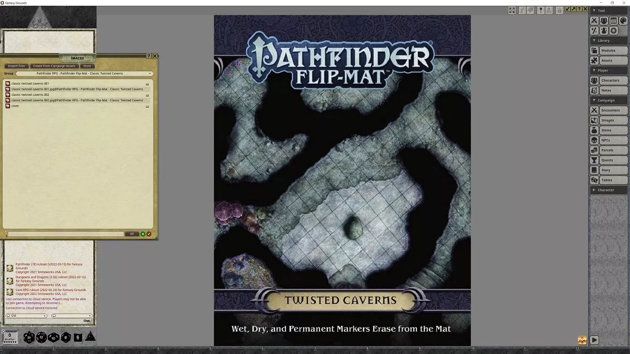 Pathfinder RPG - Pathfinder Flip-Mat - Classic Twisted Caverns for ...