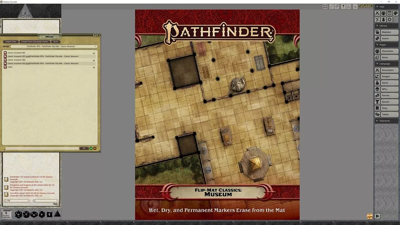 Pathfinder RPG - Pathfinder Flip-Mat - Classic Museum for Fantasy Grounds