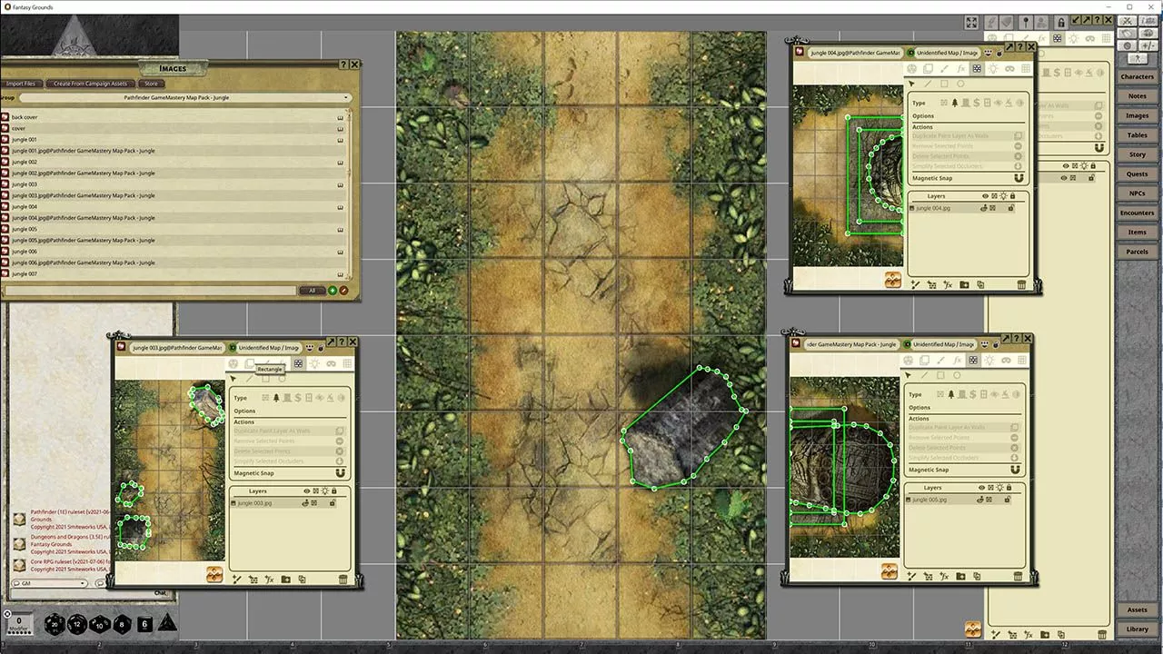 Pathfinder RPG - GameMastery Map Pack: Jungle for Fantasy Grounds