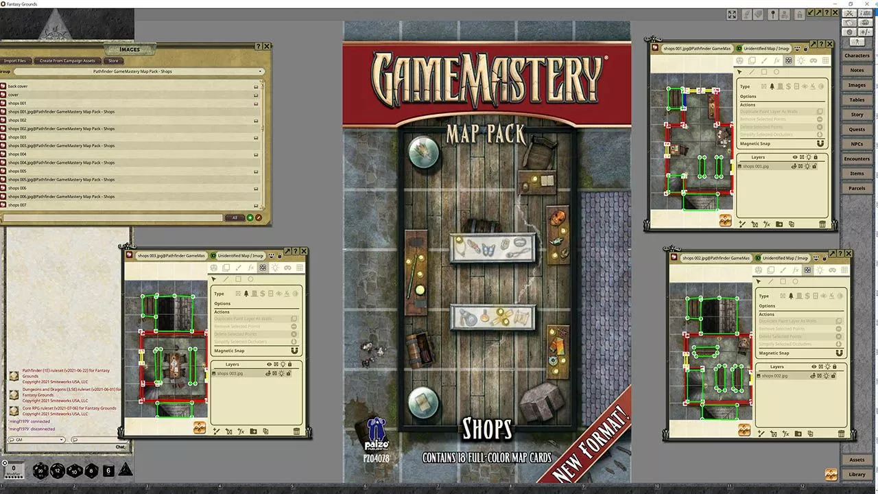 Pathfinder RPG - GameMastery Map Pack: Shops for Fantasy Grounds