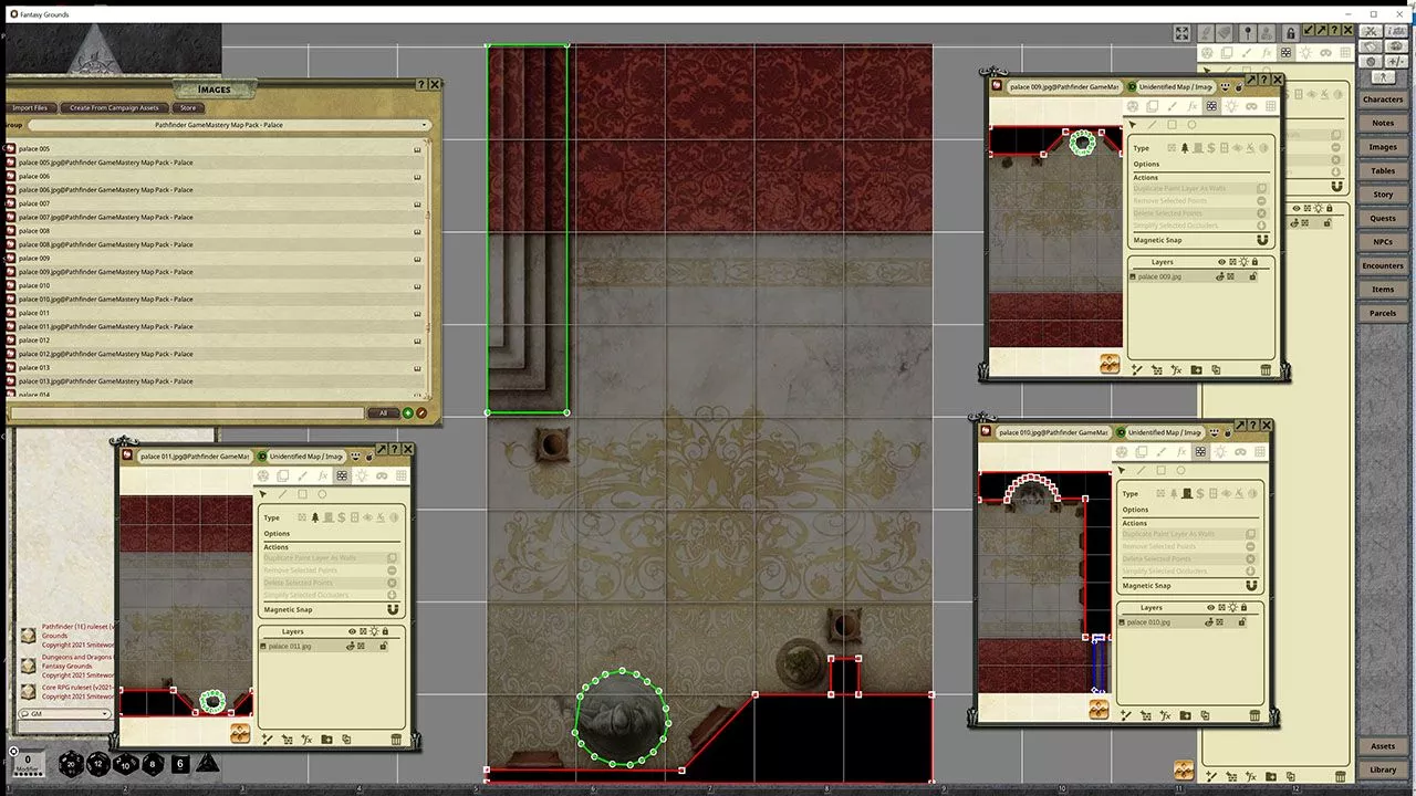 Pathfinder RPG - GameMastery Map Pack: Palace for Fantasy Grounds