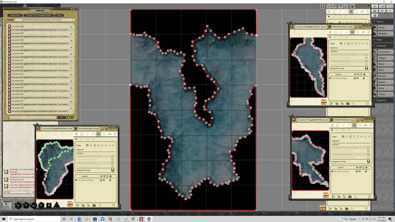 Pathfinder RPG - GameMastery Map Pack: Ice Cavern for Fantasy Grounds