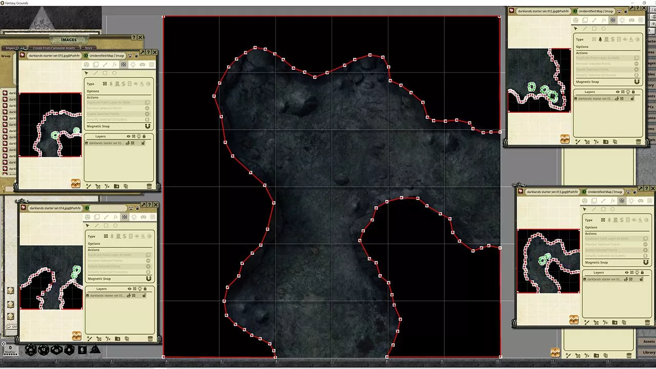 Pathfinder RPG - Flip-Tiles - Darklands Starter Set for Fantasy Grounds
