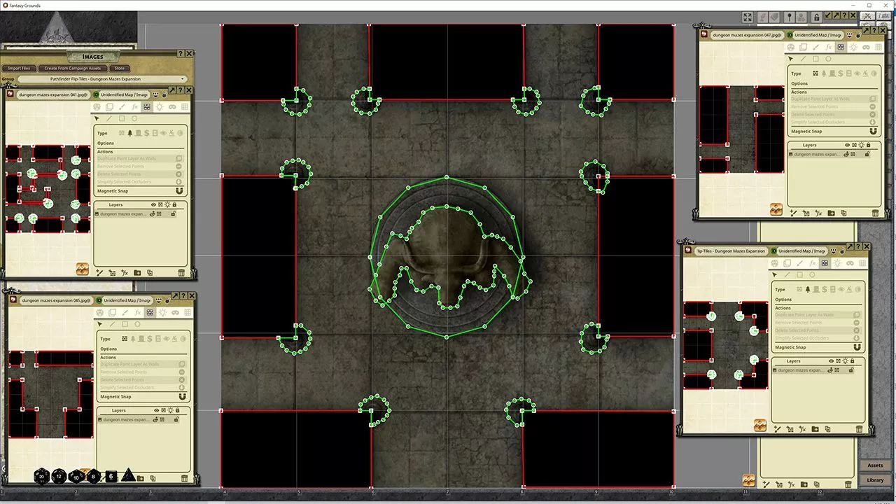 Pathfinder RPG - Flip-Tiles - Dungeon Mazes Expansion for Fantasy Grounds