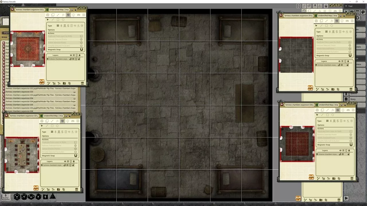 Pathfinder RPG - Flip-Tiles - Fortress Chambers Expansion for Fantasy ...