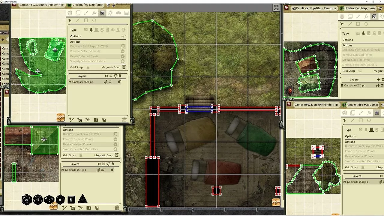 Pathfinder RPG - Pathfinder Flip-Tiles - Campsite for Fantasy Grounds