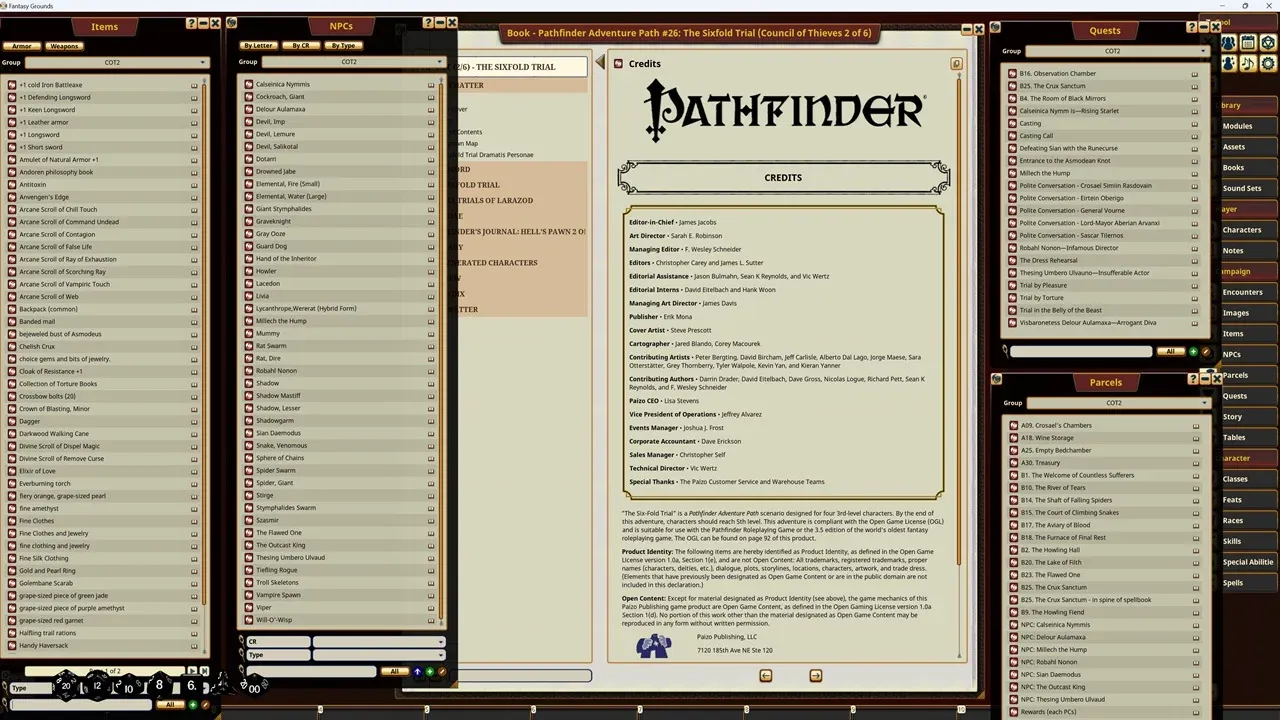 Pathfinder RPG - Council of Thieves Adventure Path (2 of 6) - The ...