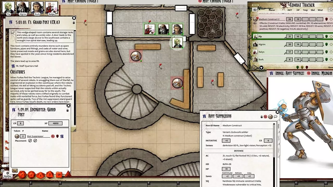 Pathfinder RPG - Iron Gods AP 3: The Choking Tower for Fantasy Grounds