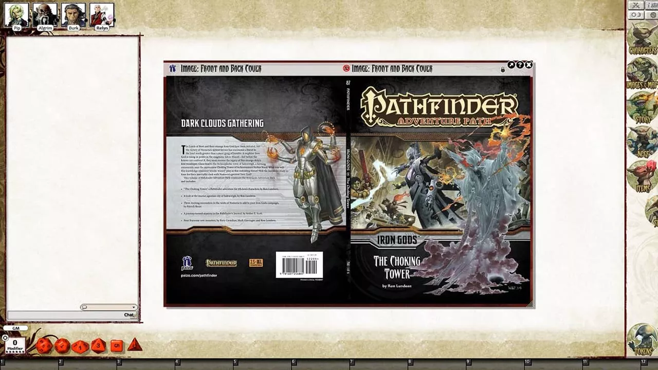 Pathfinder RPG - Iron Gods AP 3: The Choking Tower for Fantasy Grounds
