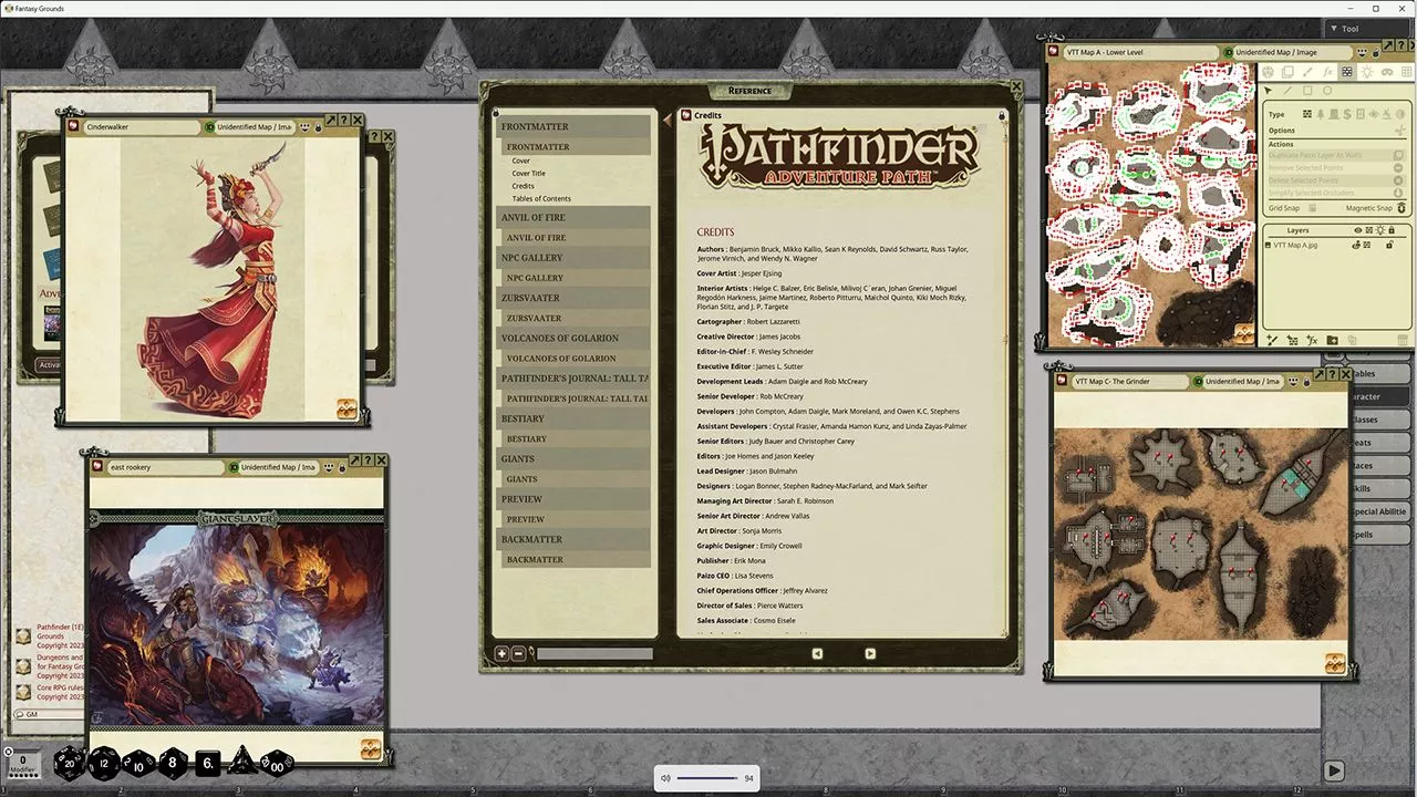Pathfinder RPG - Giantslayer AP 5: Anvil of Fire for Fantasy Grounds