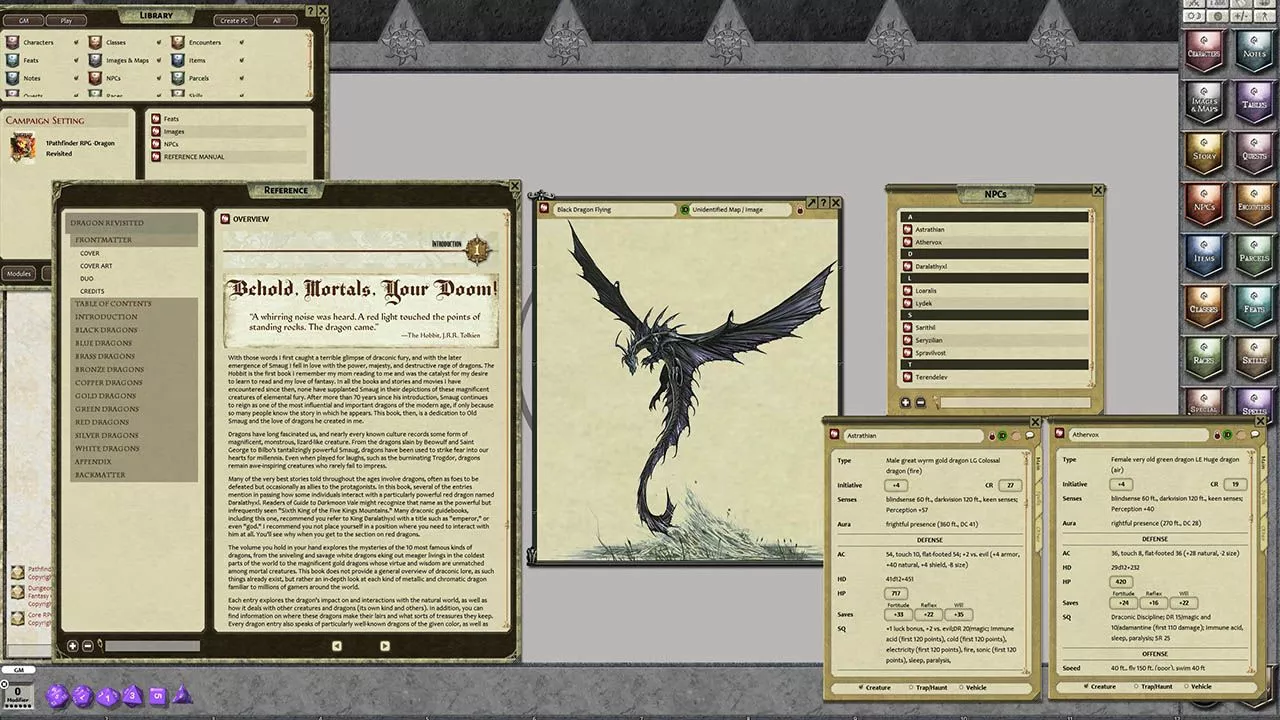 Pathfinder RPG - Chronicles: Dragons Revisited for Fantasy Grounds