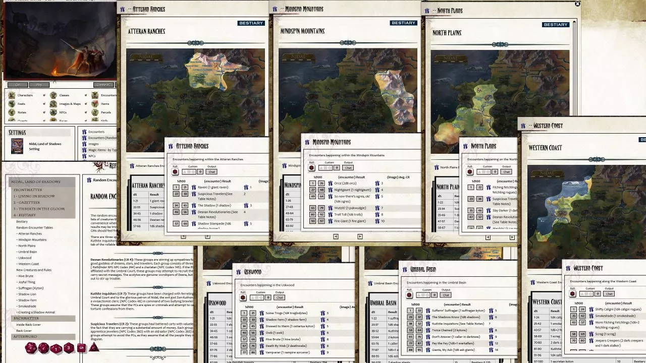 Pathfinder RPG - Campaign Setting: Nidal, Land of Shadows for Fantasy ...