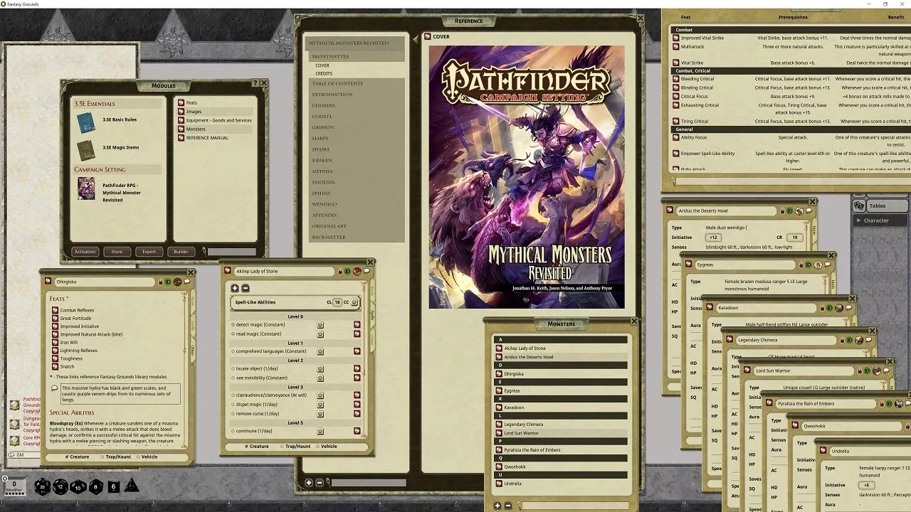 Pathfinder RPG - Campaign Setting: Mythical Monsters Revisited for ...