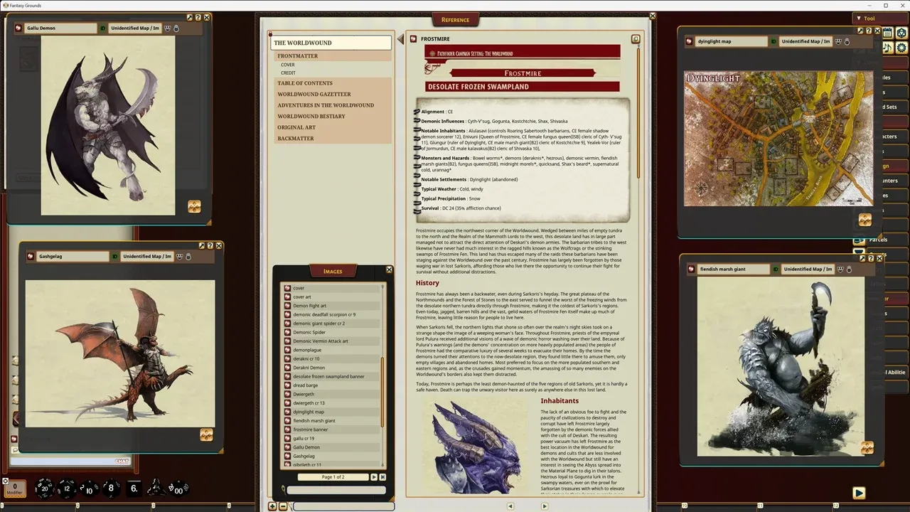 Pathfinder RPG - Campaign Setting: The Worldwound for Fantasy Grounds