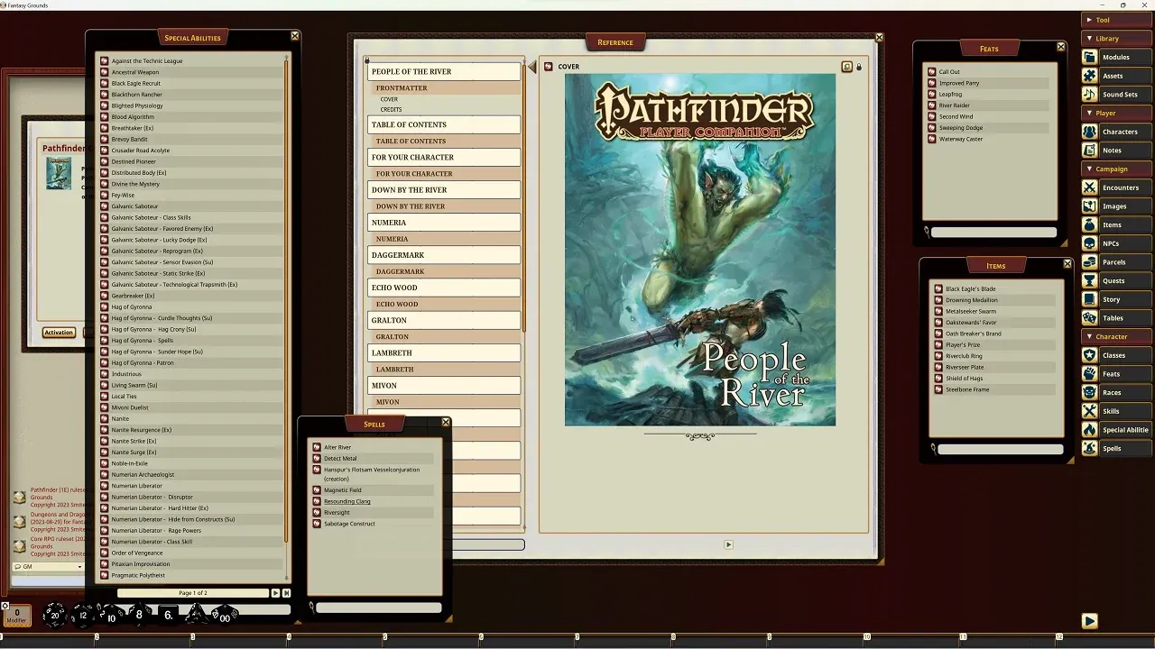 Pathfinder RPG - Pathfinder Companion: People of the River for Fantasy ...