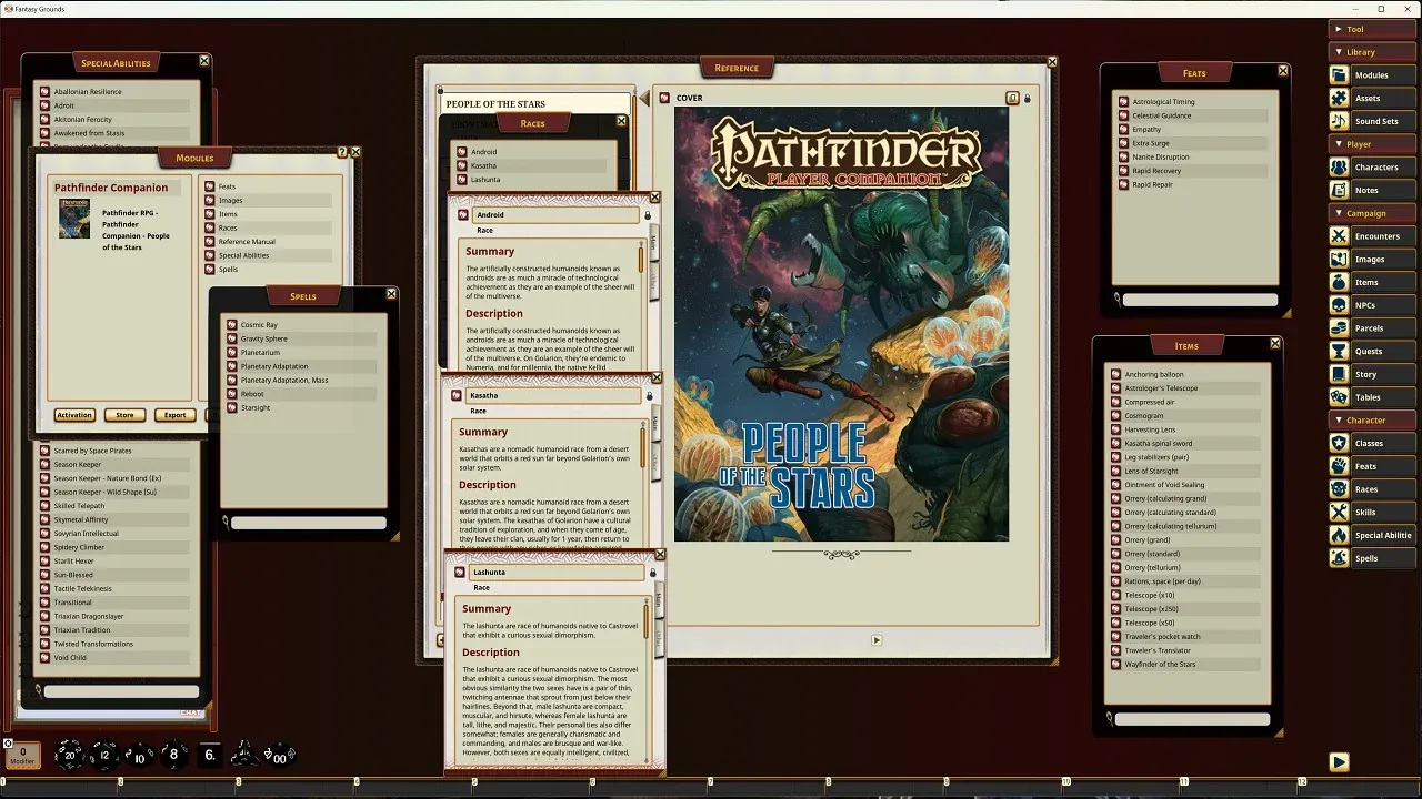 Pathfinder RPG - Pathfinder Companion: People of the Stars for Fantasy ...