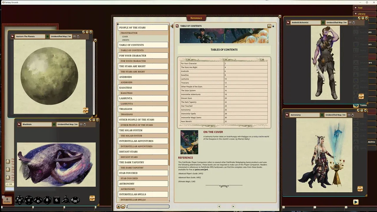 Pathfinder RPG - Pathfinder Companion: People of the Stars for Fantasy ...