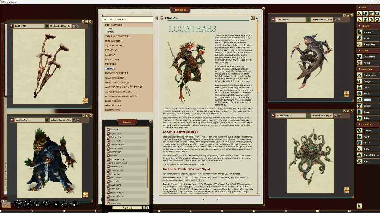Pathfinder RPG - Pathfinder Companion: Blood of the Sea for Fantasy Grounds